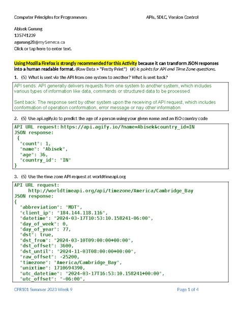 Cp4p Sdlc Activity Answers Abisek Gurung 135741239 Agurung28myseneca