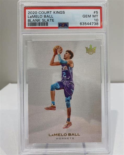 Lamelo Ball 2020 Court Kings 5 Blank Slate Ssp Price Guide Sports