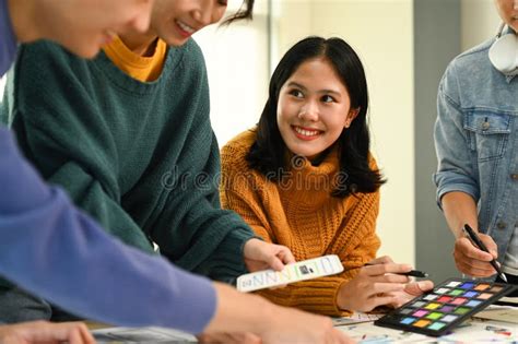 Team Of Creative Designer Working On App Design And User Interface Developing Mobile