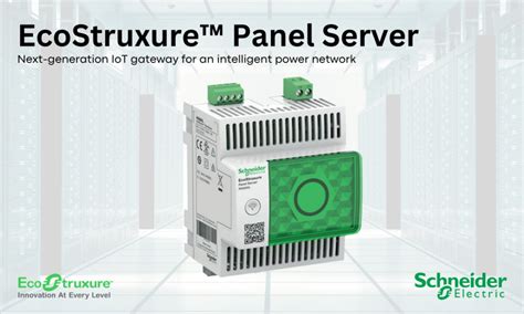 Schneider Ecostruxure™ Panel Server Advanced และ Panel Server