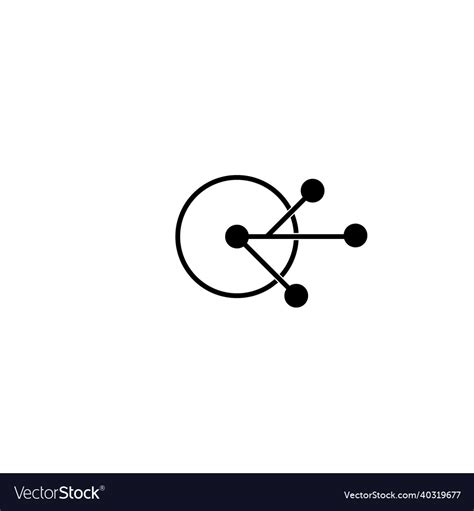 Logos Symbols Icons Electrical Terminal Center Vector Image