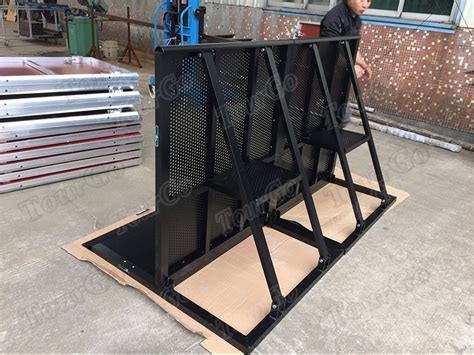 Tourgo Black Outdoor Event Aluminum Metal Concert Crowd Control