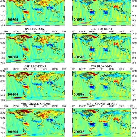 Spatial Patterns Of The Root Mean Square Rms Residuals Derived From Download Scientific