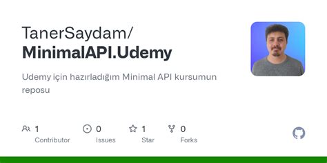 Github Tanersaydam Minimalapi Udemy Udemy Için Hazırladığım Minimal Api Kursumun Reposu