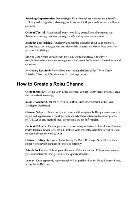How To Create A Roku Channel Flicknexs Pdf