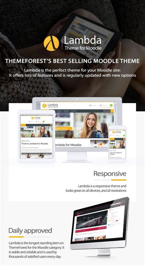 Lambda Responsive Moodle Theme Code Market