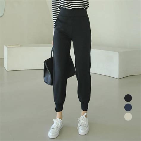 그레힙 여성 골프웨어 사계절 몸매 보정 만능 트임 조거 팬츠 골프 바지 연습복 빅사이즈