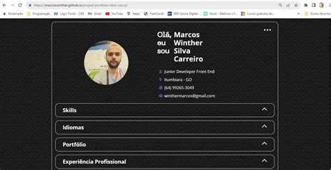 desafio de projeto publicando seu portfólio profissional no github