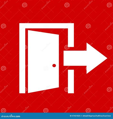 Exit Icon Vector Iconic Design CartoonDealer Com