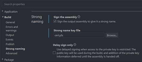 How To Sign Console App Inside Windows Application Packaging Project