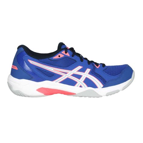 Asics Gel Rocket 10 女排羽球鞋 排球 羽毛球 亞瑟士 1072a056 402 深藍白粉 其他專業球鞋 Yahoo