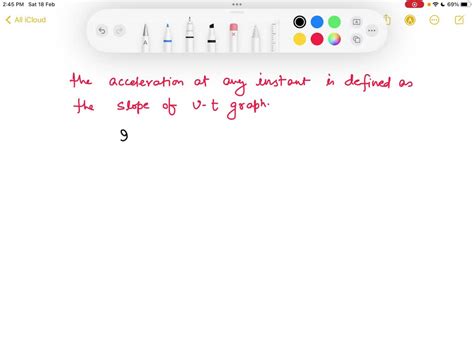 Solved What Is The Shape Of A Velocitytime Graph For An Object With Constant Acceleration