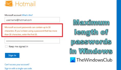 What Is The Maximum Length Of Password In Windows 11