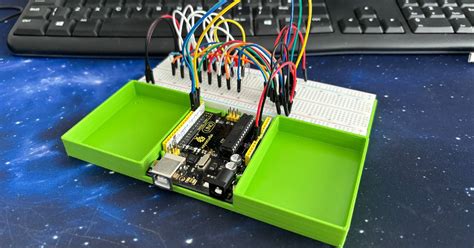 Arduino Uno R3 Double Rooms Holder By Martin Download Free Stl Model