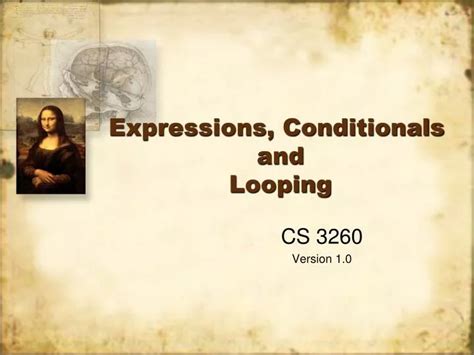 Ppt Expressions Conditionals And Looping Powerpoint Presentation Free Download Id4094636