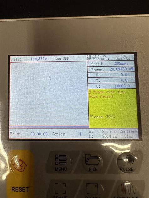 Xy Axis Over Scale Ruida Controllers Lightburn Software Forum