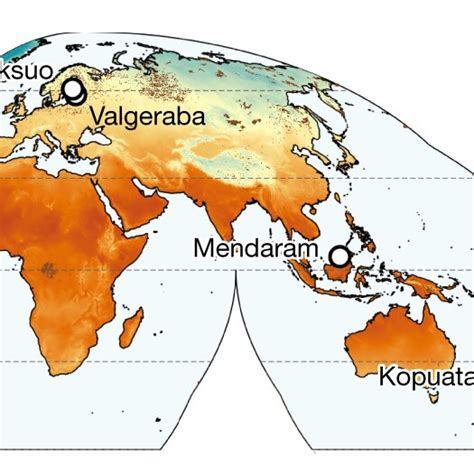Distribution Of Bog Sites In Geographic And Climate Space A Site