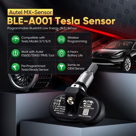 Autel Tpms Sensor Ble A001 Tesla Sensor 2025 New Autel Mx Sensor Tesla Wireless Tpms Sensor