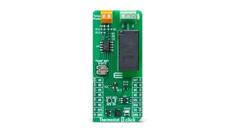 Mikroe 6313 Mikroelektronika Thermostat 6 Click Temperature Sensor Board For Ntc Thermistor