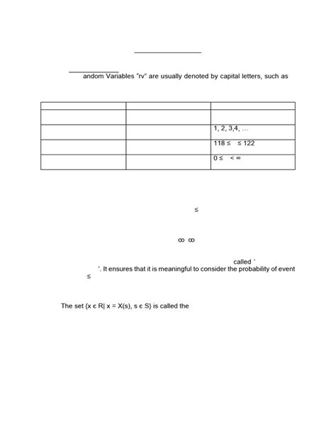 Chapter 4 Random Variable Pdf Random Variable Measure Theory