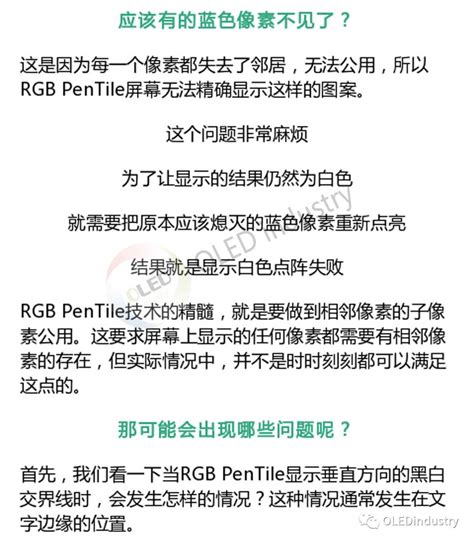 Oled像素排列！关于你的问题好多··· ··· 行家说