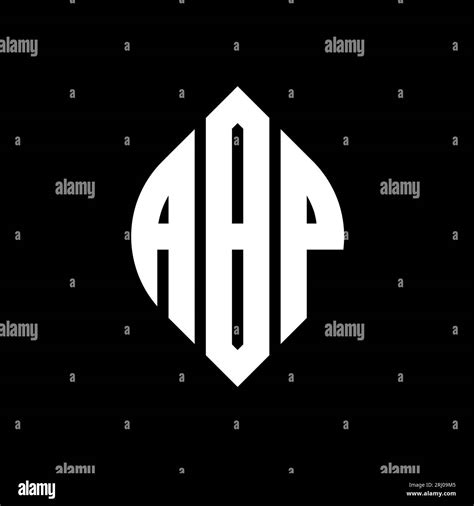 Abp Circle Letter Logo Design With Circle And Ellipse Shape Abp