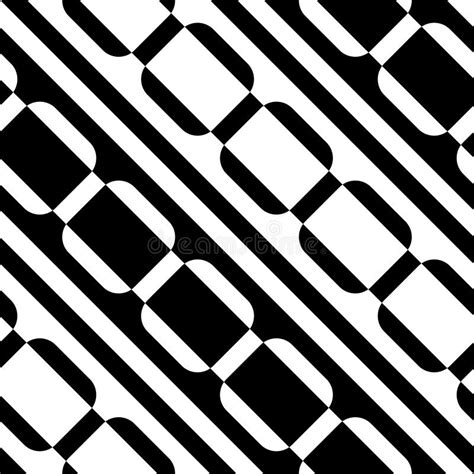 Seamless Diagonal Stripe Pattern Stock Vector Illustration Of Mosaic Monochrome