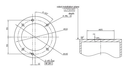 3kg Payload 620mm 6 Axis Collaborative Robot Arm Evs Robot