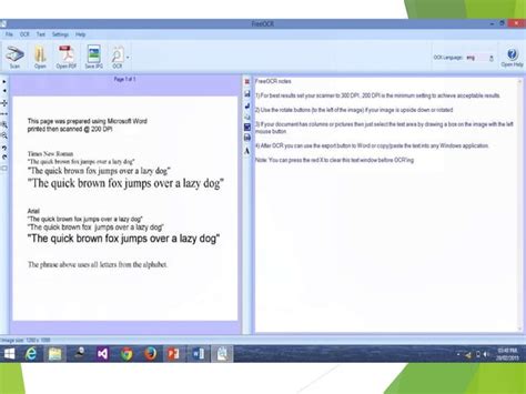 Optical Character Recognition OCR PPTX Desktop Publishing Computer Software And