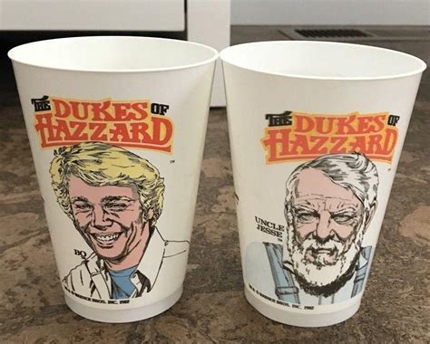 Vintage 1982 Mcdonalds Dukes Of Hazzard Mcdonalds Cup Jessie Bo Duke