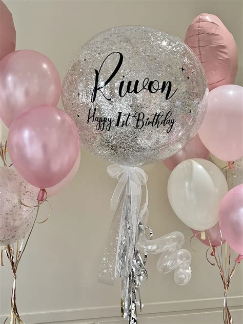 글리터 레터링풍선 돌잔치 풍선