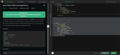 Satyam Soni On Linkedin Day95 Dsadailychallenge Stringsearch Algorithm Pythonprogramming