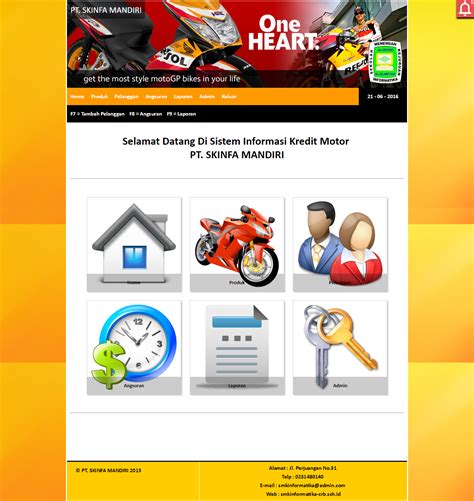 Aplikasi Penjualan Motor Cash Dan Kredit Berbasis Web Source Code Riset