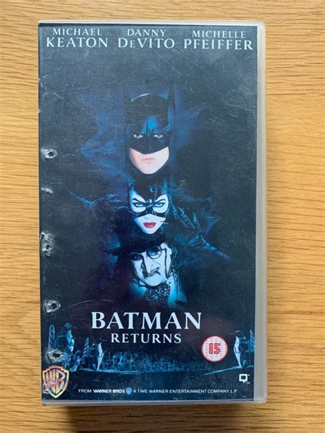 Batman Returns Vhs Cassette Tape Michael Keaton Danny Devito Film