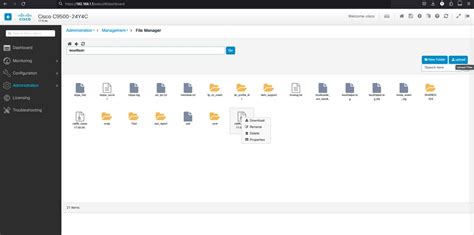 Uploaddownload Files Using Webui Method No Usb Tftp Or Scp Required