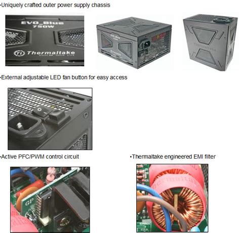 Thermaltake Evo_Blue 750 watt PSU - Bjorn3D.com