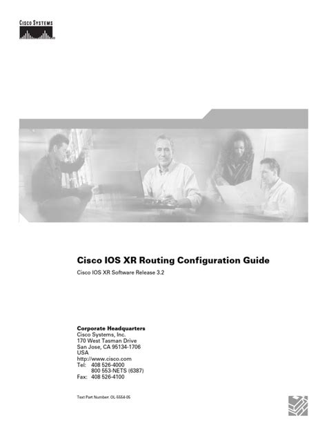 Cisco Systems Ios Xr 161522 Pdf Router Computing Networking