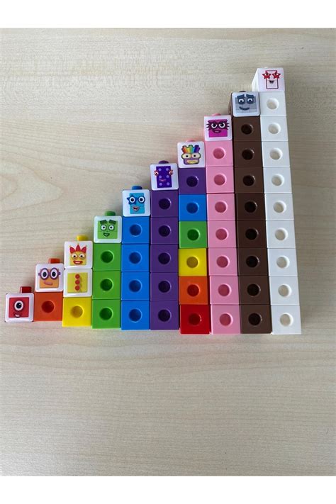 zk toys numberblocks 1 2 3 4 5 6 7 8 9 10 lego küp number blocks