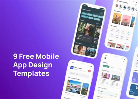 9 Free Mobile App Design Templates