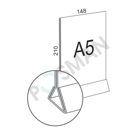 Купить Тейбл тент Менюхолдер А5 у производителя в Москве по низкой цене