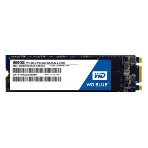 Western Digital Blue 500GB M.2 SATA SSD | Rain Drops IT Bangladesh