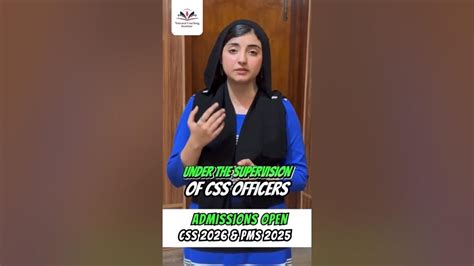 Css Admissions Open 2026 Css2026 Upsc Shorts Youtubeshorts Youtube