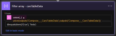 power automate extract combine join and filter array values recursion no