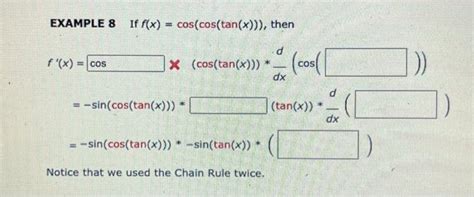 Solved Example 8 If Fxcoscostanx Then F′x 2