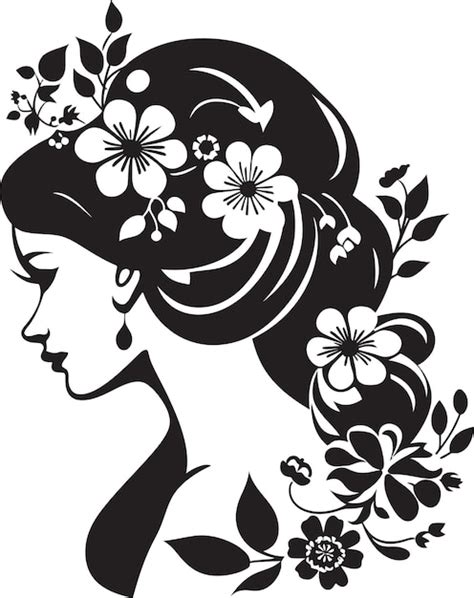 Premium Vector Simple Petal Framework Monochrome Icon Outlined