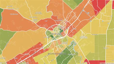 The Safest And Most Dangerous Places In New Braunfels Tx Crime Maps