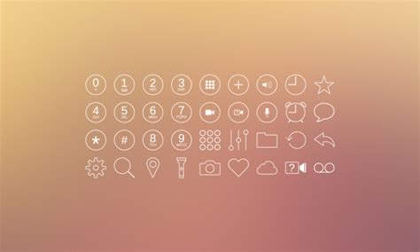 IOS Style Free Vector Icons UI Elements Dreamstale