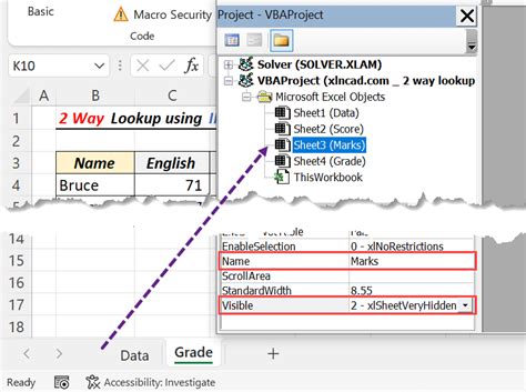 Very Hidden Sheet In Excel XL N CAD