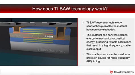 Integrated Bulk Acoustic Wave Baw Technology Explained Texas Instruments And Mouser