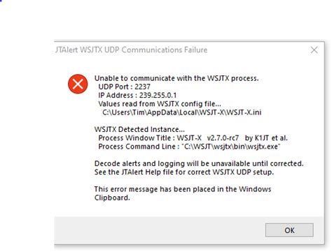 Support Jt Alert Stopped Working After Upgrade Tp